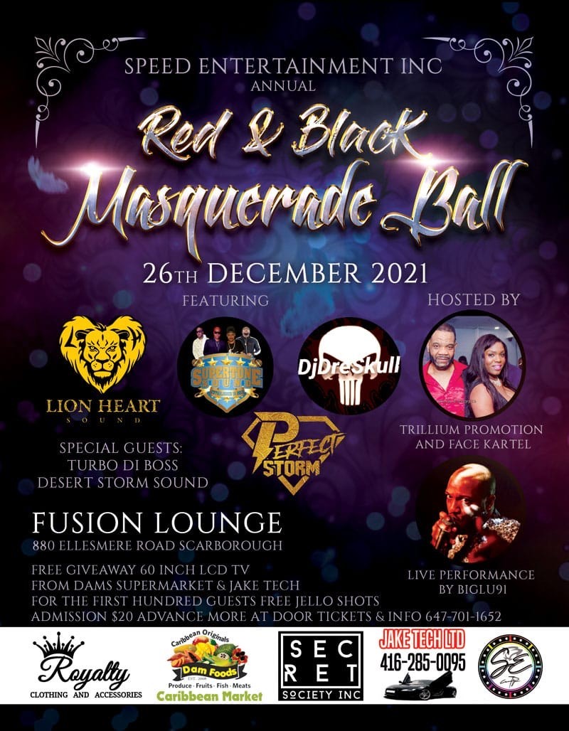 Red and Black - Masquerade Ball