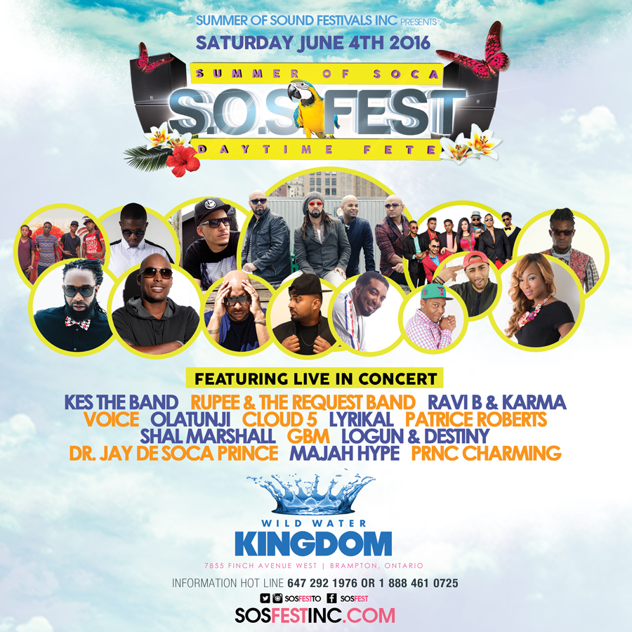 Sos Fest Summer Of Soca Festival 2016 Tickets