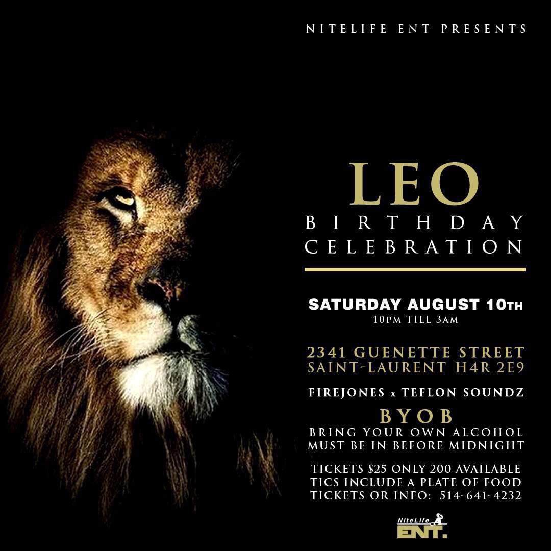 Leo Birthday Celebration