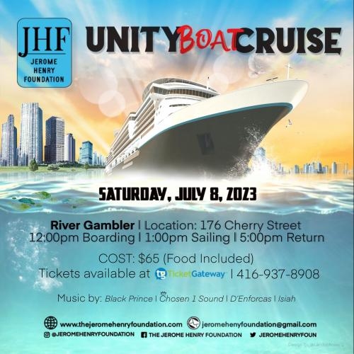 Jerome Henry Foundation Unity Boat Cruise 2023